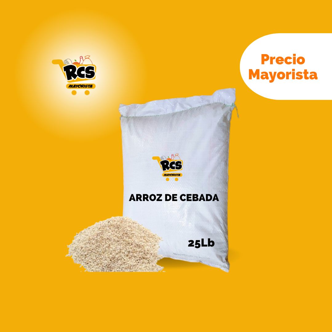 ARROZ DE CEBADA 25 LIBRAS - Comercial RCS
