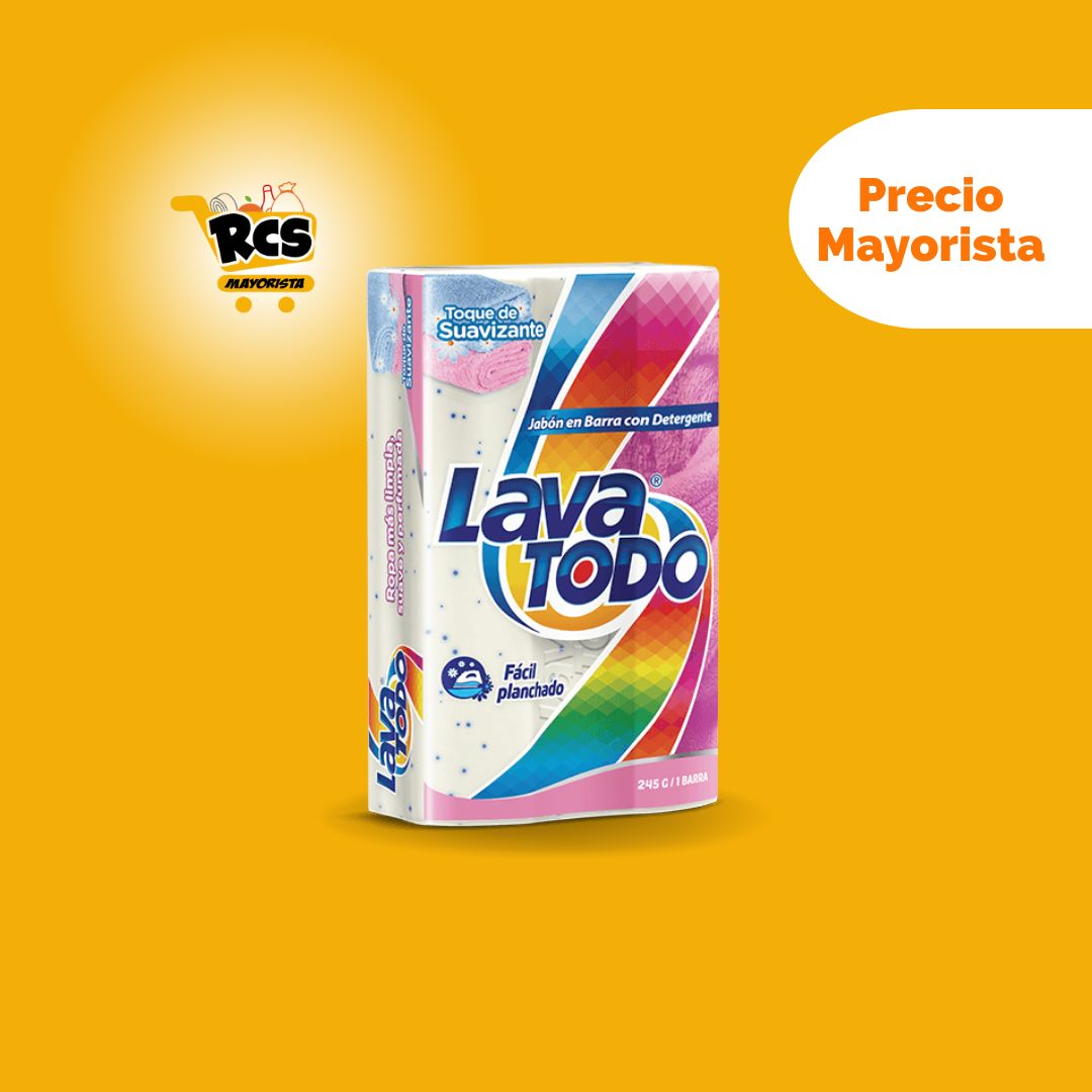 JABON LAVA TODO TOQUE SUAVIZANTE 240G X48 - Comercial RCS